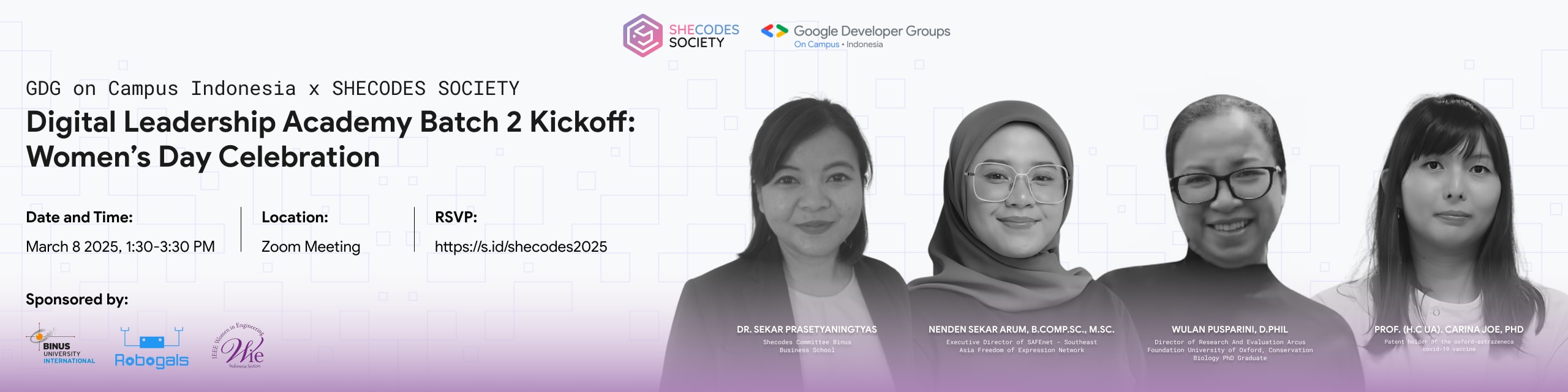 See 🌸 International Women’s Day Celebration with SheCodes Society 🌸 at Google Developer Groups ...